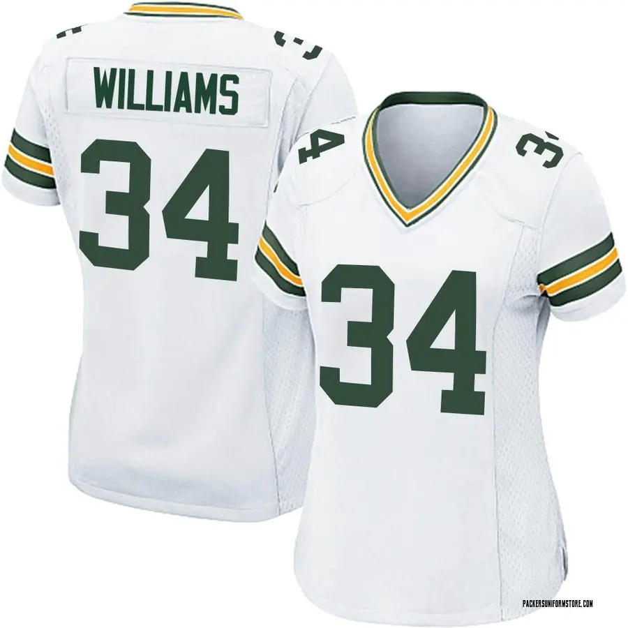 Nike Dexter Williams Green Bay Packers Women's Game White Jersey